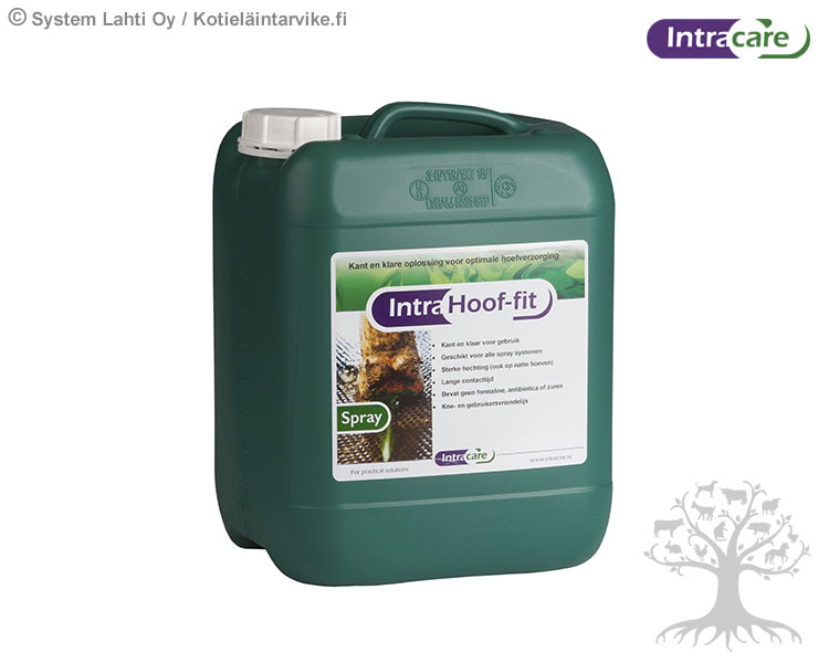 IntraCare Hoof-fit spray 10L - Kotielaintarvike.fi webstore