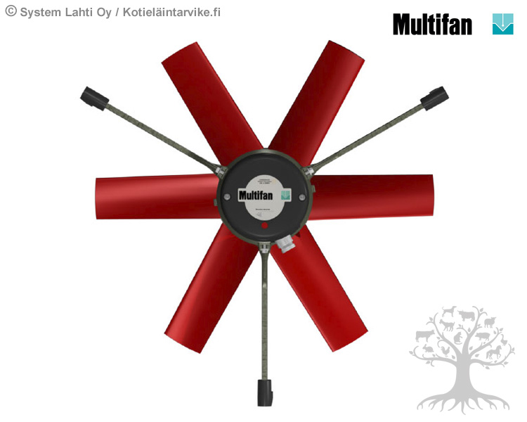 Multifan Tube Mounting Fan 50cm - Kotielaintarvike.fi webstore