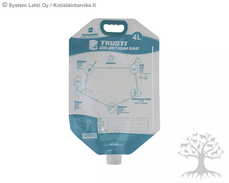 Antahi Colostrum Bags 4L, 10pcs - Kotielaintarvike.fi webstore