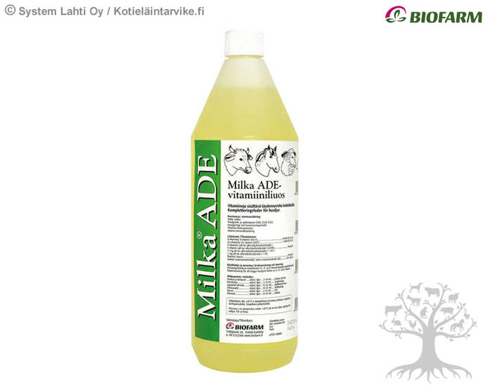 Milka ADE-Vitamin Solution 1L - Kotielaintarvike.fi webstore