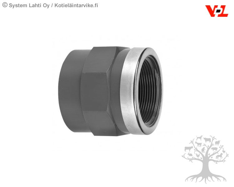 VDL Adaptor Socket 110mm x 4" F Inox - Kotielaintarvike.fi webstore
