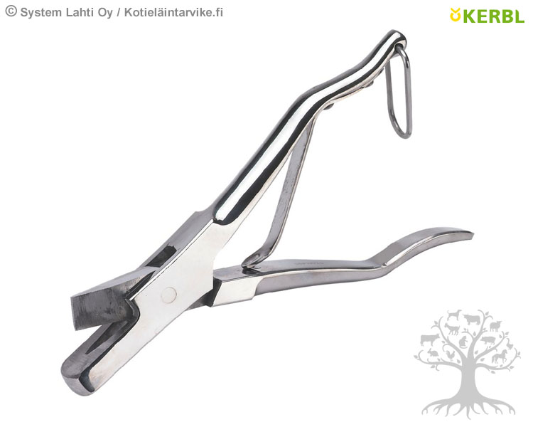 Kerbl Ear Marking Pliers V-notch - Kotielaintarvike.fi webstore