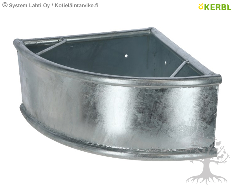 Kerbl Feed Trough Triangular 35L Kulmamalli - Kotielaintarvike.fi webstore