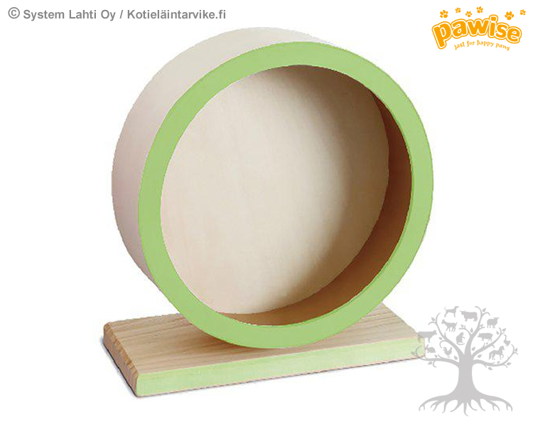 Pawise Rodent Wooden Wheel 20cm - Kotielaintarvike.fi webstore
