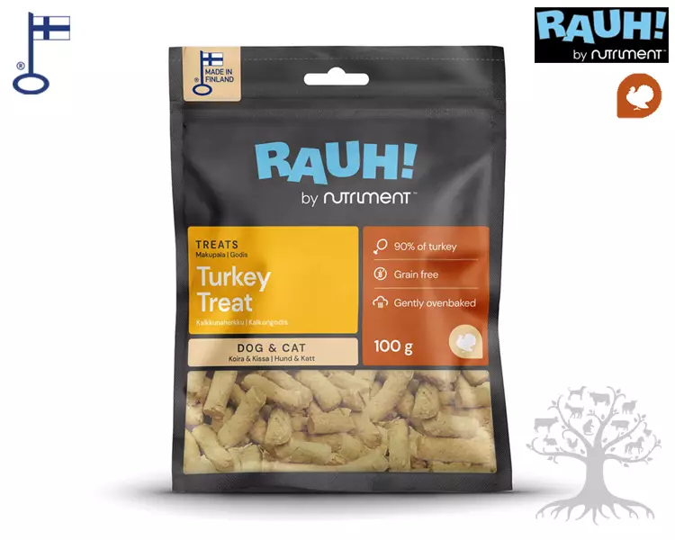 RAUH! Turkey Treat 100g - Kotielaintarvike.fi webstore