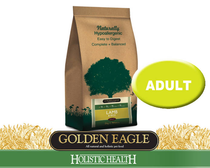 Golden Eagle Naturally Lamb & Rice - Kotielaintarvike.fi webstore