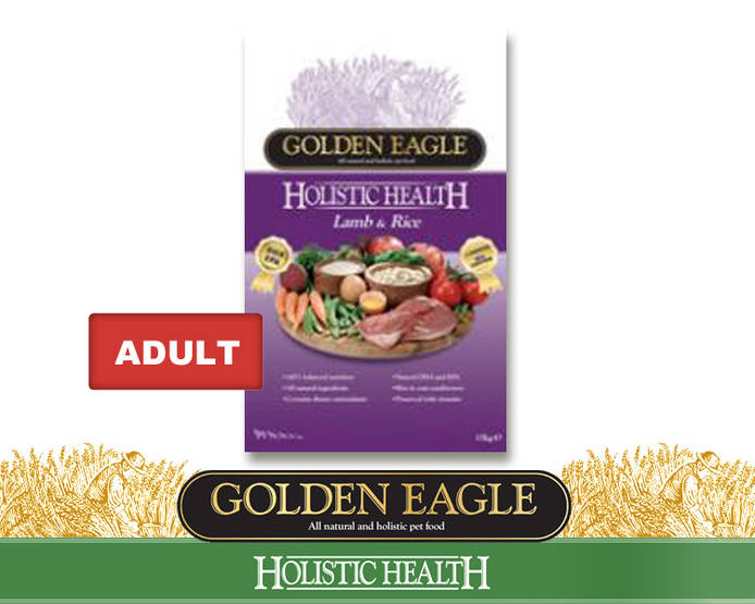 Golden Eagle Holistic Lamb & Rice, Lammas - Kotielaintarvike.fi webstore